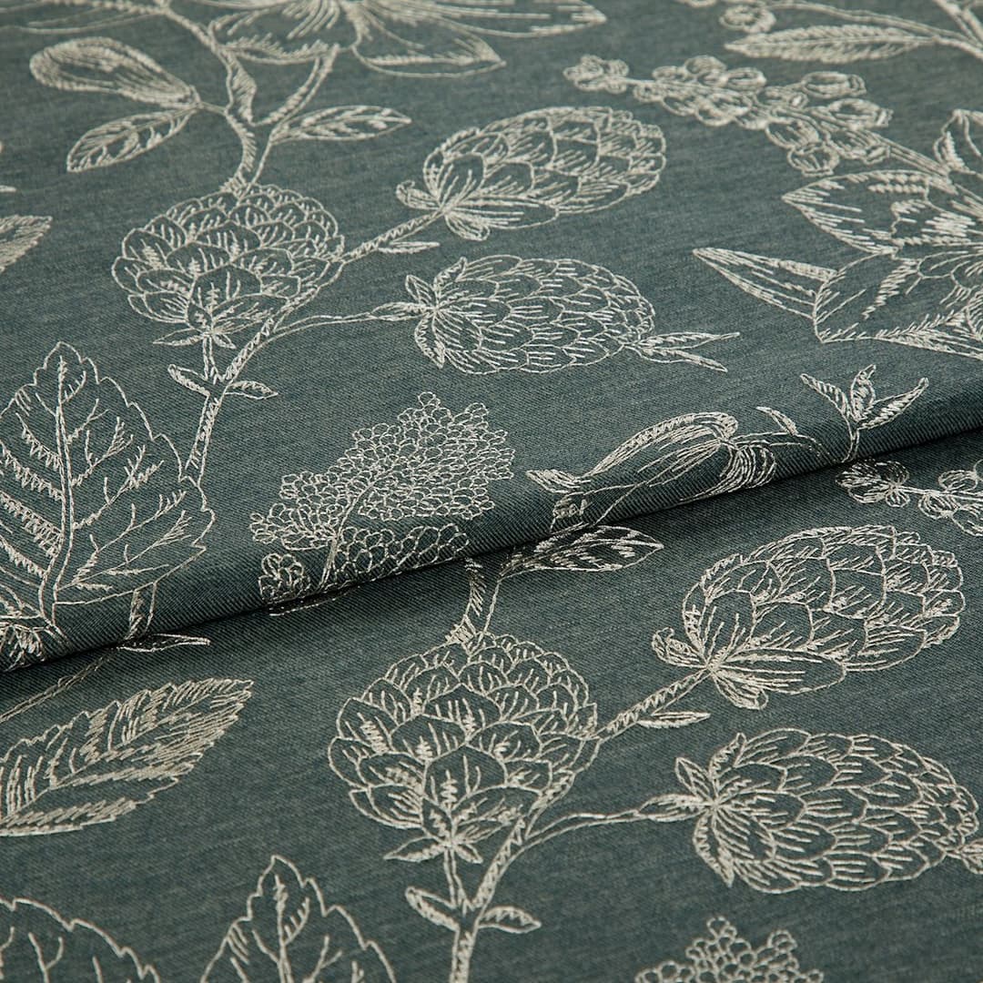 Anika Green Curtains | Hillarys